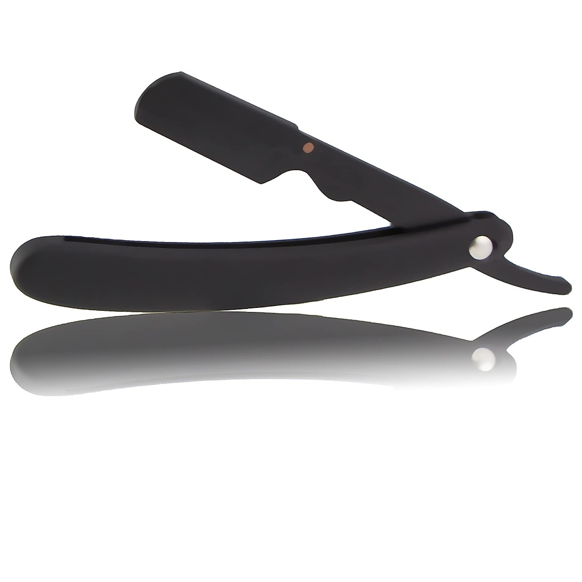 Straight Edge Barber Razor Professional Premium Salon Folding Men's Manual Shaver Cut Throat Black