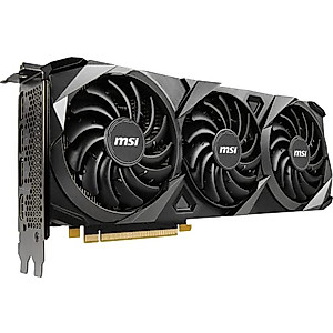 MSI GeForce RTX 3060 Ti Ventus 3X 8G OC LHR Gaming Graphics Card - 8GB GDDR6, 1695MHz, PCI Express Gen 4, 256-bit, 3X DP v 1.4a, HDMI 2.1 (Supports 4K)