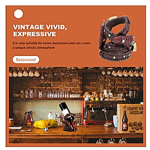 BESPORTBLE 1Pc Western Style Wine Holder Unique Creative Wine Shelf Resin Craft Home Decor Living Room