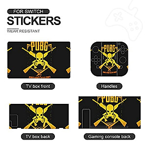 P-UB-G Switch Game Console Stickers.Anti-Fingerprint,Scratch Resistant and Anti-Scratch.Suitable for Switch and Switch Lite Game Consoles.