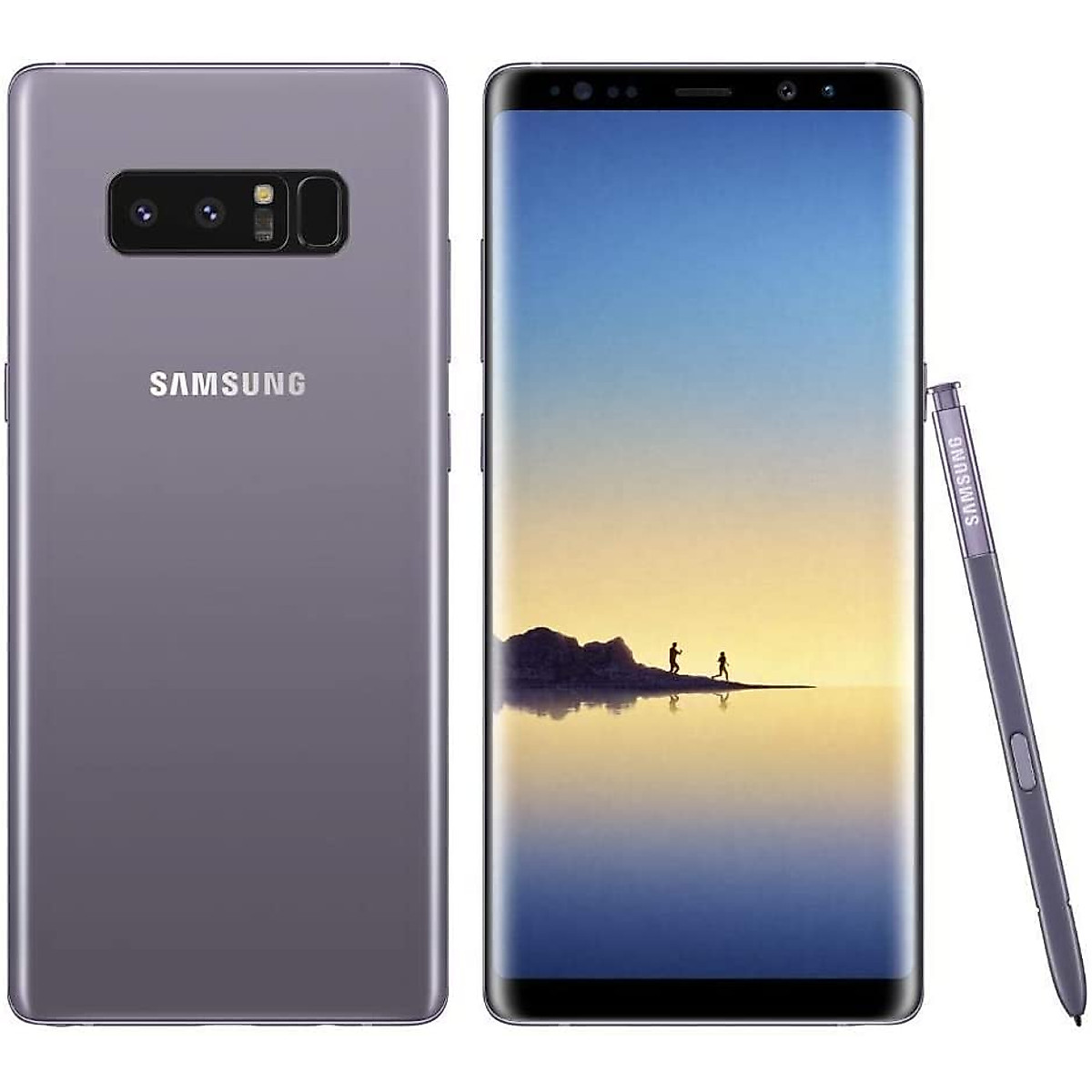 SAMSUNG Galaxy Note 8 N950U 64GB Unlocked GSM 4G LTE Android Smartphone w/Dual 12 MegaPixel Camera (Renewed) (Orchid Grey)