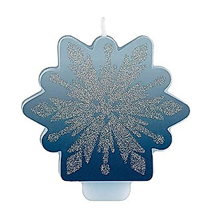 Amscan Frozen 2 Glitter and Decal Birthday Candle