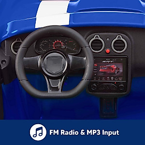 Kid Trax Dodge Viper SRT Convertible Toddler Ride On Toy, Ages 3-7 Years Old, 12 Volt Battery, Max Weight of 130 lbs, Two Seater, Working Lights, Pink