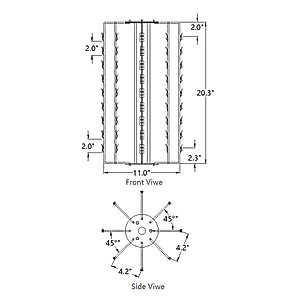 FixtureDisplays® Floorstanding Compatible with Strip Rack w/Header, Rotating, 144 Clips - Black 15967NEW-NPF