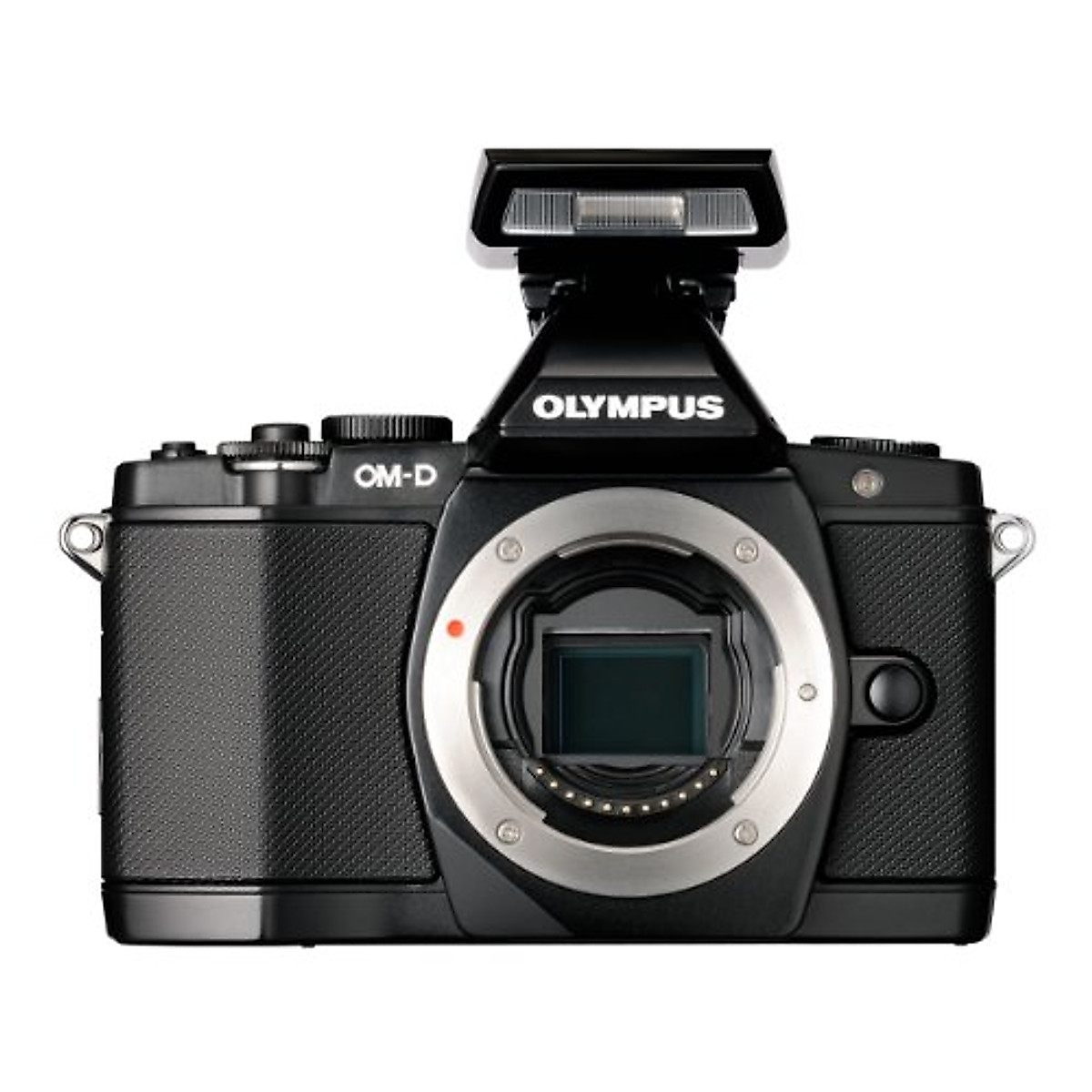 Olympus OM-D E-M5 16MP Live MOS Interchangeable Lens Camera with 3.0-Inch Tilting OLED Touchscreen [Body Only] (Black) - International Version (No Warranty)