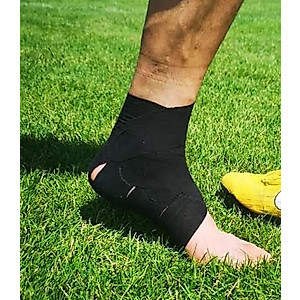 Titan Athletics - Premium Quality Black Athletic Tape/Sports Tape - 1 1/2 Inch x 45 Feet Per Roll - 100 Percent Cotton with Zinc Oxide - Easy Tear Zig Zag Design. (Black, 12 Count (Pack of 1))