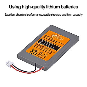 Pickle Power PS3 Controller Battery Replacement, 2 Pack LIP1359 Battery for Sony Playstation 3 PS3 Dualshock 3 CECHZC2E CECHZC2U Controller with USB Cable+Tools
