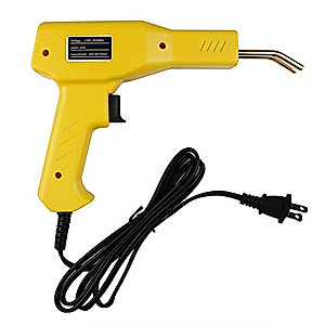 50W Hot Staplers Machine, Snnetwork Professional Car Bumper Crack Repair kit Welding Machine Set, Handy Plastics Welders Garage Tools, Hot Thermal Stapler Welder Gun Garage Repair Tools, Yellow