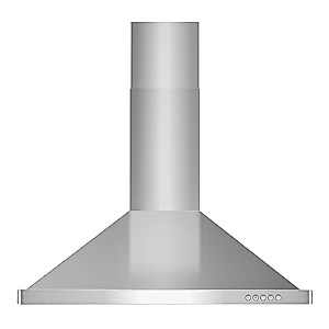 COSMO COS-63175 30 in. Vista Collection 380 CFM Ducted Wall Mount Range Hood, Button Controls, LED Lights, Stainless Steel