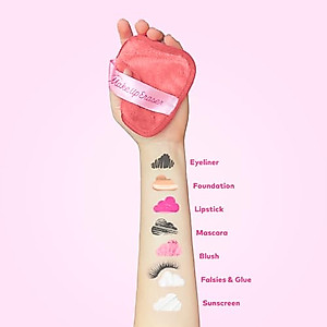 Makeup Eraser The Original, 7-Day Set, Erase All Makeup with Just Water, Including Waterproof Mascara, Eyeliner, Foundation, Lipstick, Sunscreen, and More Sunset Boulevard, 7ct.