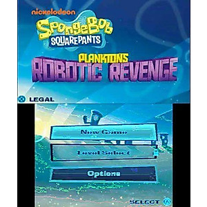 Spongebob Squarepants Plankton's Robotic Revenge for 3DS Nintendo