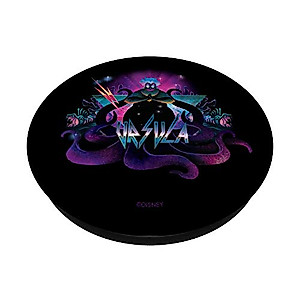 Disney Villains Ursula 90s Rock Band Neon PopSockets PopGrip: Swappable Grip for Phones & Tablets