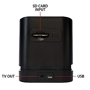 Magnasonic All-In-One Film & Slide Scanner, High Resolution 22MP, Converts 35mm/110/126/ Super 8/8mm Film & 135/110/126 Slides into Digital JPEG, 2.4" LCD Screen, Built-in Memory, Fast Scanning (FS52)