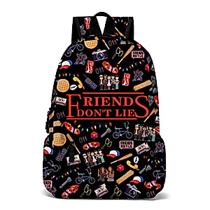 RWWSSK Friends Guafaewt Backpack for Men Kids Teen 17in School Bag Student School Large Capacity Book Bag Adult Travel Hiking Camping Daypack