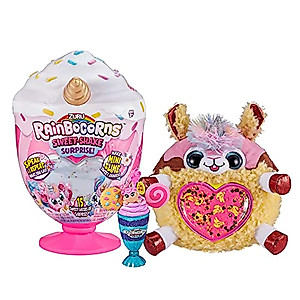 Rainbocorns Sweet Shake Surprise - 13" Llama Cuddle Plush Scented Stuffed Animal - 15+ Layers of Surprises, DIY Slime Mix, Talkback Feature and More, Ages 3+
