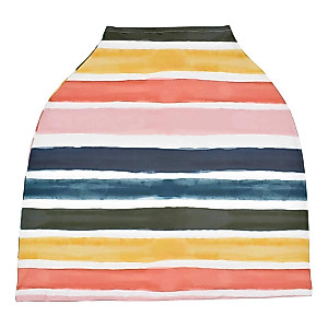 Petyoung Baby Nursing Cover Breastfeeding Scarf - Rainbow Color Baby Car Seat Covers, Infant Stroller Cover, Carseat Canopy for Girls and Boys