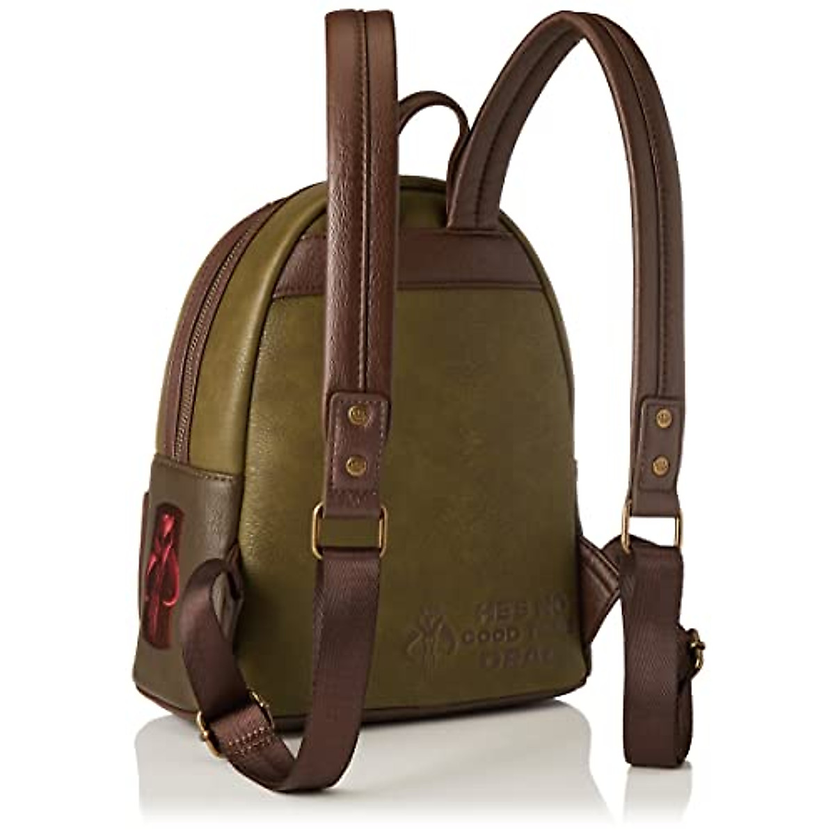 Loungefly Star Wars Boba Fett No Good To Me Dead Cosplay Womens Double Strap Shoulder Bag Purse