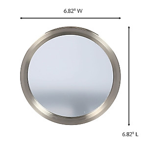 Command Bath Mirror, Total 2 Mirrors with 4 Command Strips, 2 pack of 1 Mirror, Organize Bathroom