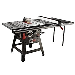 SawStop 10-Inch Contractor Saw, 1.75-HP, 36-Inch Professional T-Glide Fence System (CNS175-TGP236)