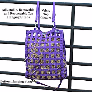 Derby Originals Superior Slow Feeder Horse Hay Bag with Super Tough Bottom and 1 Year Warranty