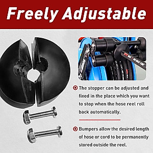 1 PCS FixlyFido Ball Stopper for Air Hose Reels - Compatible with 3/8 Inch Air Hoses - Prevents Tangling and Damage