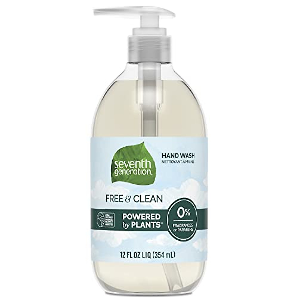 Seventh Generation Liquid Hand Soap Fragrance Free Free & Clean Unscented Hand Soap 12 oz