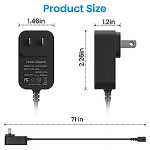 NFGEKT 4V for Wahl Magic Clip Cordless Charger, 4V Wahl Clipper Charger for Wahl Shaver 8148/8591/8164/8504, Wahl 1919 100 Year Hair Clipper, Wahl 5-Star Magic Clip Cordless Shavers.