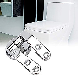 Jeanoko Alloy hges 11×8×4 Toilet lid fixings Toilet Hinges Repair Replacement kit Tools Set