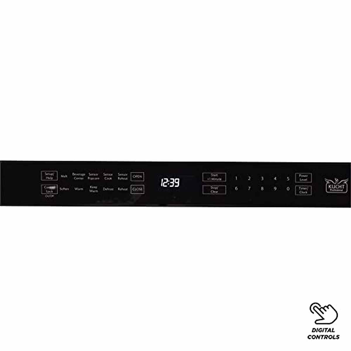 Kucht KMD24S Drawer Microwave, Stainless Steel