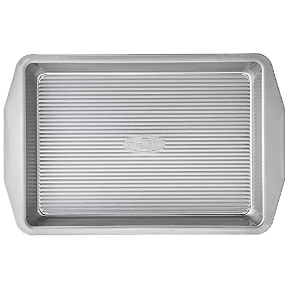 USA Pan American Bakeware Classics 9 x 13-Inch Rectangular Lasagna, Cake and Brownie Pan, Aluminized Steel, 9 x 13 Inch