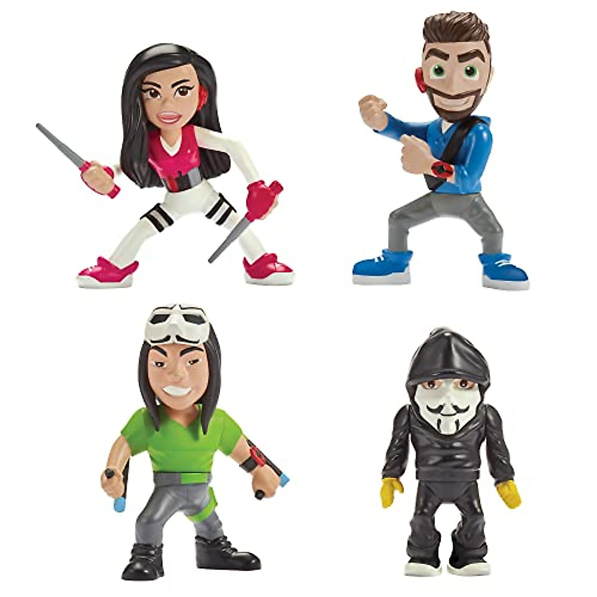 Spy Ninjas Collectible Figure 4-Pack with Vy, Multicolor, (41131)