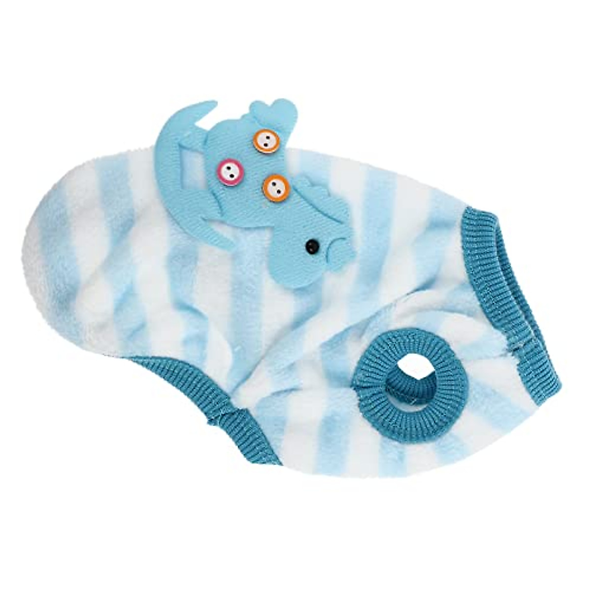 VILLCASE Warm Rabbit Vest- Soft Flannel Pet Sweater, Cute Rabbit Clothes, Small Animals Vest Clothing for Ferret Chihuahua gGuinea Pigs ( Size XXXS )