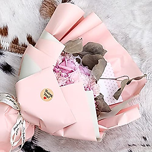 Thank You Stickers Small Business - 4 Rolls 2000 Pieces Thank You for Supporting My Small Business Stickers Labels for Envelopes, Bubble Mailers and Gift Bags Packaging, 1 Inch，500 Pieces Each Roll