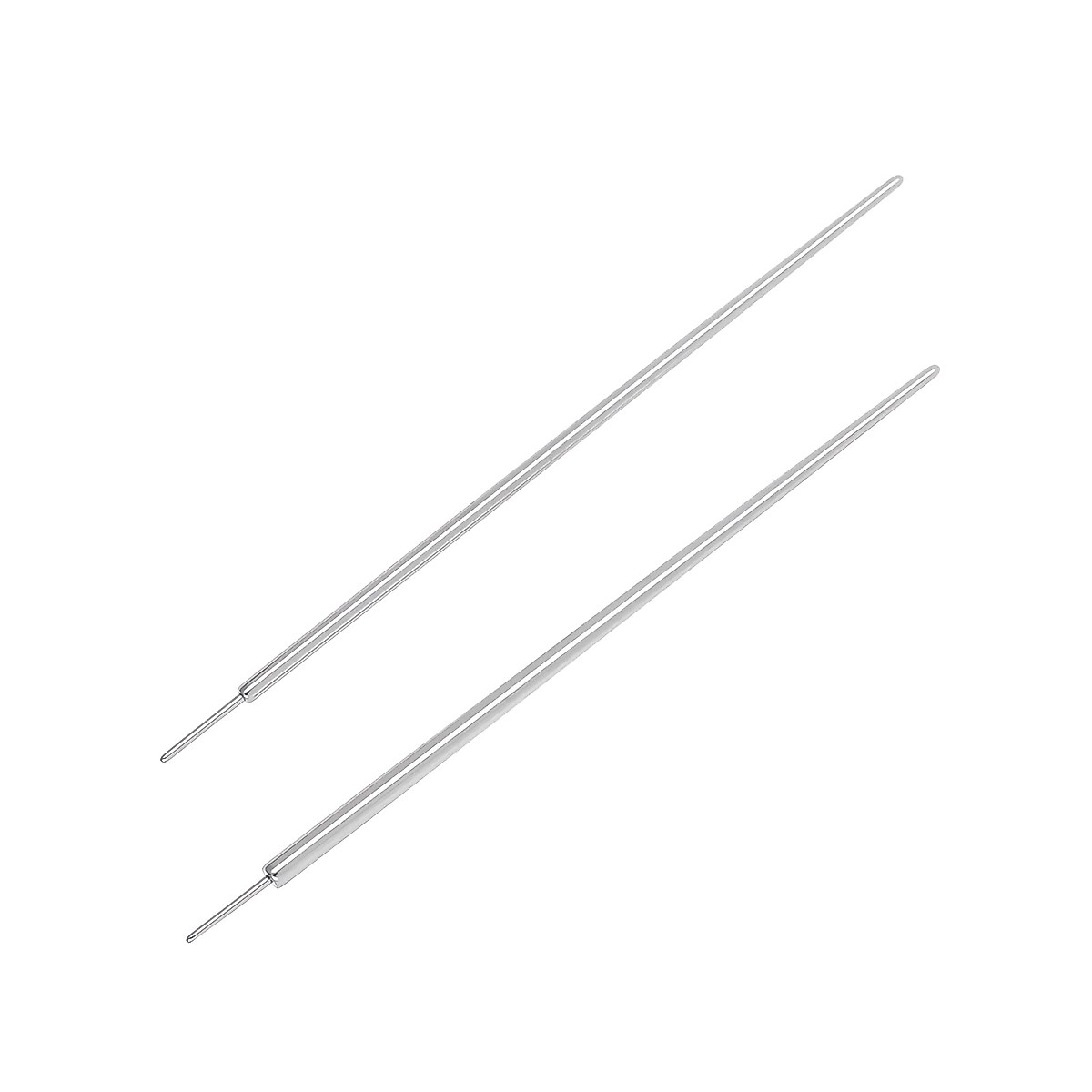 NewkeepsR 2PCS-18G/16G Implant Grade Titanium Pin Insertion Taper for Threadless Labret Bar(1.0mm/1.2mm)