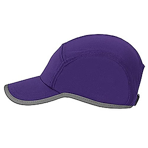 Headsweats Unisex Adult Performance Reflective Race Hat for Running and Outdoor Lifestyle Baseball Cap, Purple, 1 US