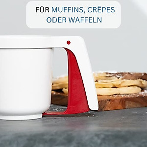 Westmark Flour- And Icing Sifter, 6" x 4" x 4", White/Red