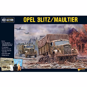 Bolt Action Opel Blitz/Maultier Truck 1:56 WWII Military Wargaming Plastic Model Kit