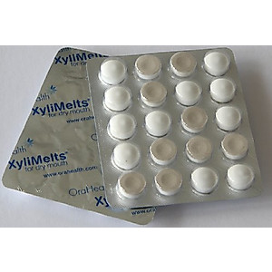 XyliMelts for Dry Mouth, Mint-Free, 80-Count Box