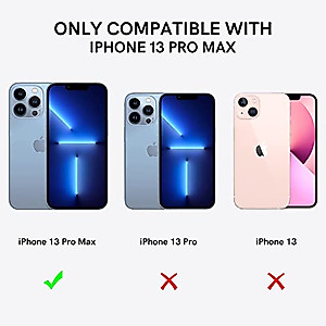 Delidigi Compatible with iPhone 13 Pro Max Case Wallet with Card Holder, Flip PU Leather Built-in Card Slots, Kickstand and Shockproof Case for iPhone 13 Pro Max 6.7 inch Women Men (Alpine Green)