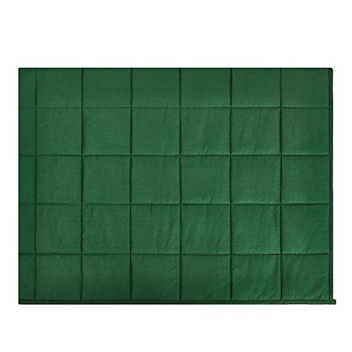 RelaxBlanket King Size Weighted Blanket | 80''x90'',30lbs | for Single or Double | Premium Cotton Material with Glass Beads | Dark Green