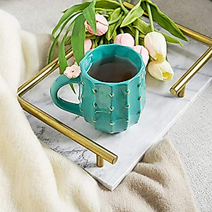 Pinky Up Cactus Mug, Tea Cup, Cactus coffee cup, Ceramic Mug, Coffee & Tea Accessories, Cute Succulent Mugs, 10oz, set of 1