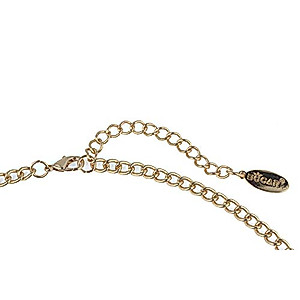 Bocar 3 Layer Beads Statement 24.5" Necklace for Women (NK-10539-Red)