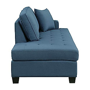 Lexicon Fernleaf Chaise Lounge, Blue