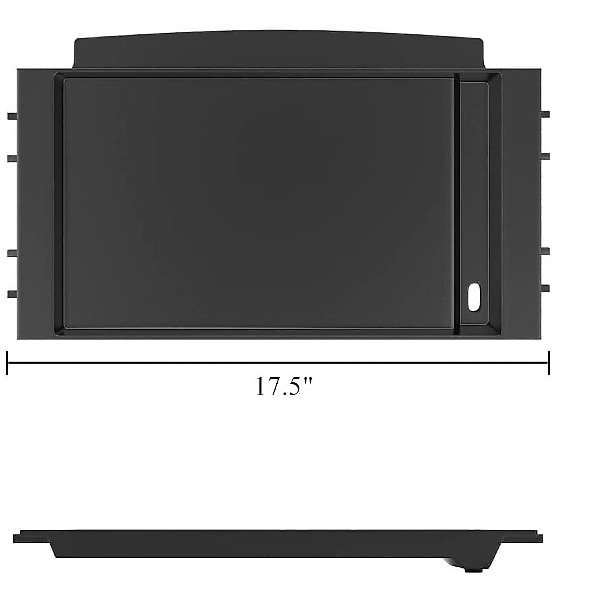 SafBbcue Cast Iron Griddle Plate 7658 Replacement Parts for Weber Spirit E/S-210, E/S-220, E/S-310, E/S-315, E/S-320, E/S-330 Series, Weber B/C, Weber Genesis 1000-5000 Gas Grills -Durable