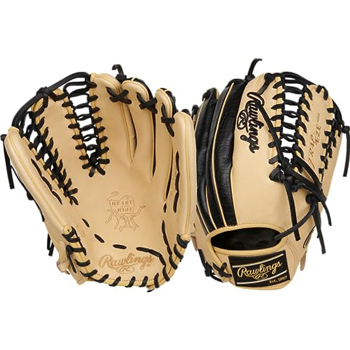 Rawlings | HEART OF THE HIDE R2G Baseball Glove | Right Hand Throw | 12.75" - Trap-Eze Web | Camel/Croc