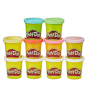 Play-Doh Easter Basket Toys 25-Piece Bundle; Make Your Own Easter Bunny Kit with Easter Eggs, Stampers, 10 Play-Doh 2-Ounce Cans (Amazon Exclusive)