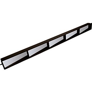 5 Panel Universal Wink Mirror For Golf Carts Fits EZGO, Club Cars and Yamaha Black