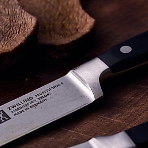 ZWILLING Professional S Carving Knife, 8-inch, Black/Stainless Steel
