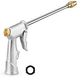 Ustope Garden Hose Nozzle, High Pressure Water Hose Nozzle Sprayer Head,fits 3/4” Garden Hose Thread,for Lawn & Garden,Washing Cars,Watering Garden,Cleaning