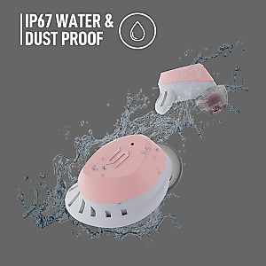 Soul S-FIT True Wireless Earbuds - Waterproof, Shock-Resistant Earphones with Customizable Fit, Bluetooth 5.0, Transparency Mode, and Long Battery Life for Running, Gym, and Outdoor Activities (Pink)